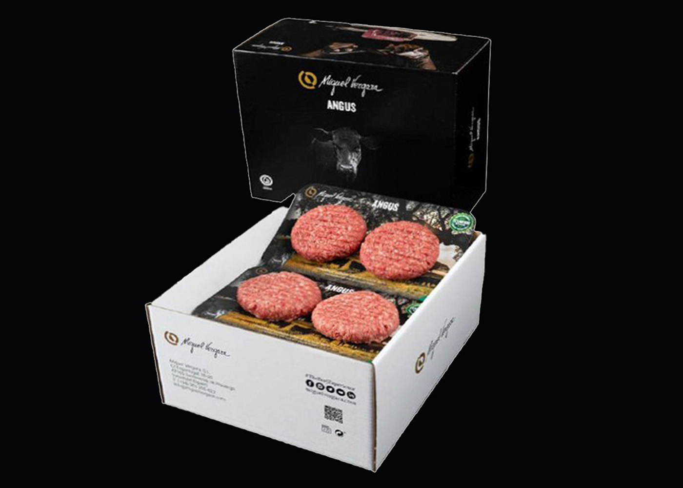 Hovädzie mäso Angus na burger - Chute Španielska